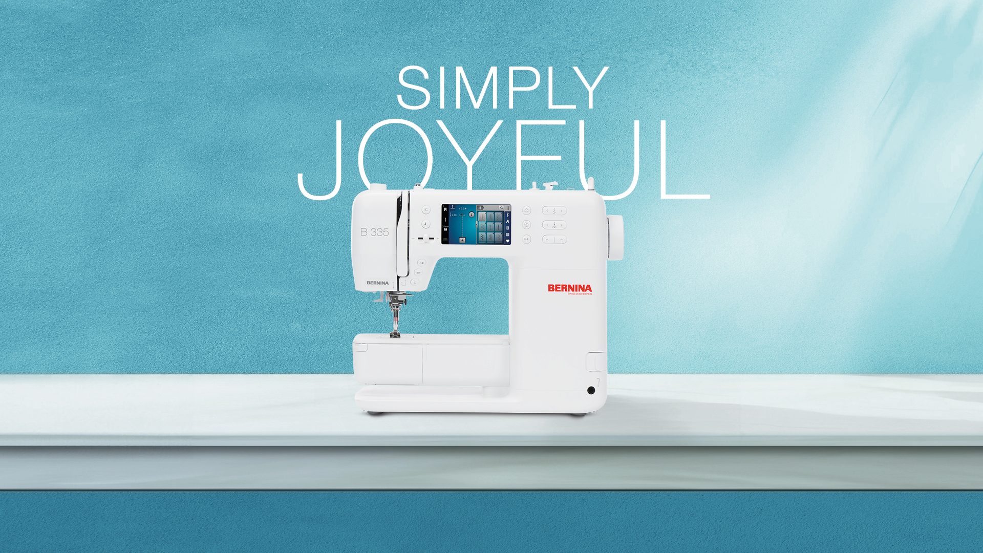 Simply Joyful! The new BERNINA 3 Series is here!