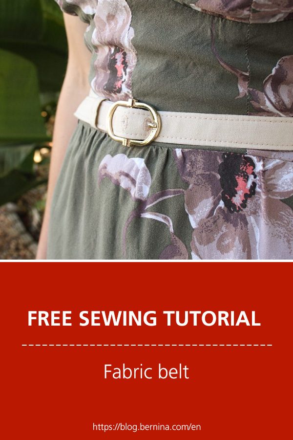 How to Make a Fabric Belt » BERNINA Blog
